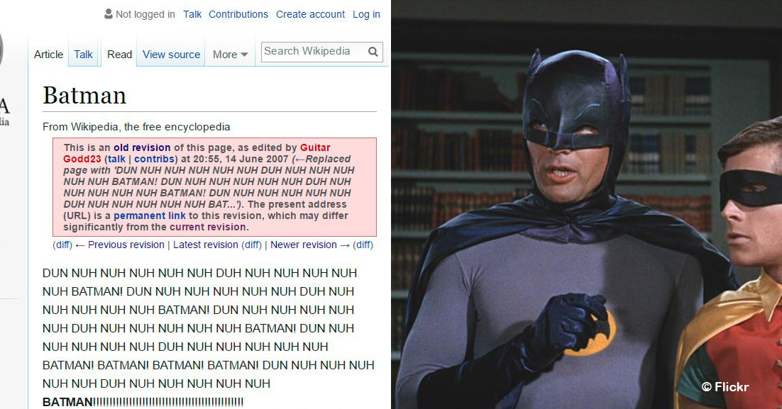 18 Amazingly Funny Wikipedia Edits