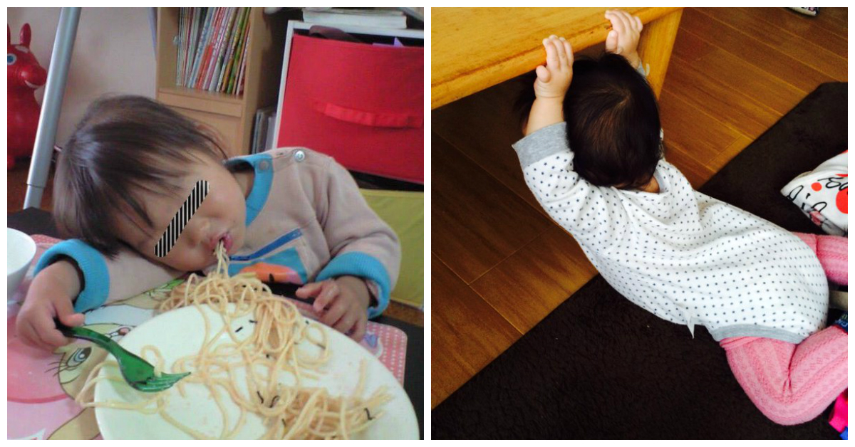 11 Toddlers Falling Asleep in the Weirdest Places
