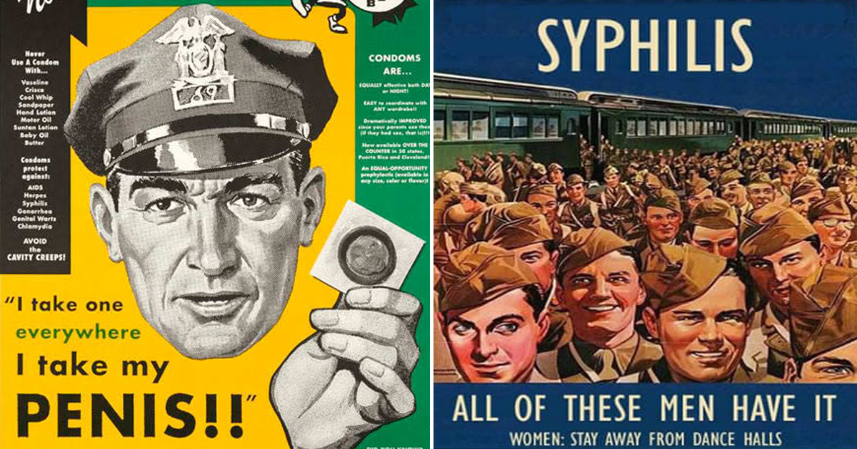 15 Vintage STD Posters