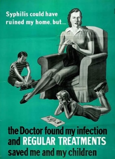 15 Vintage STD Posters