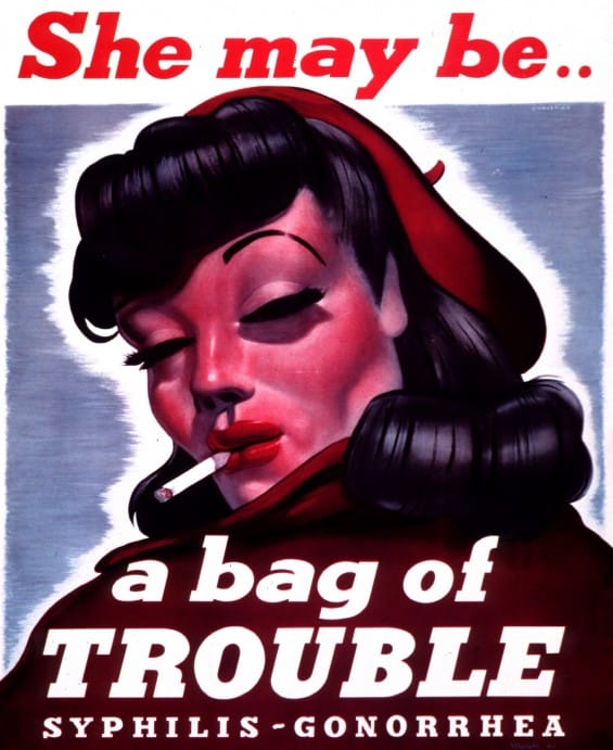 15 Vintage STD Posters