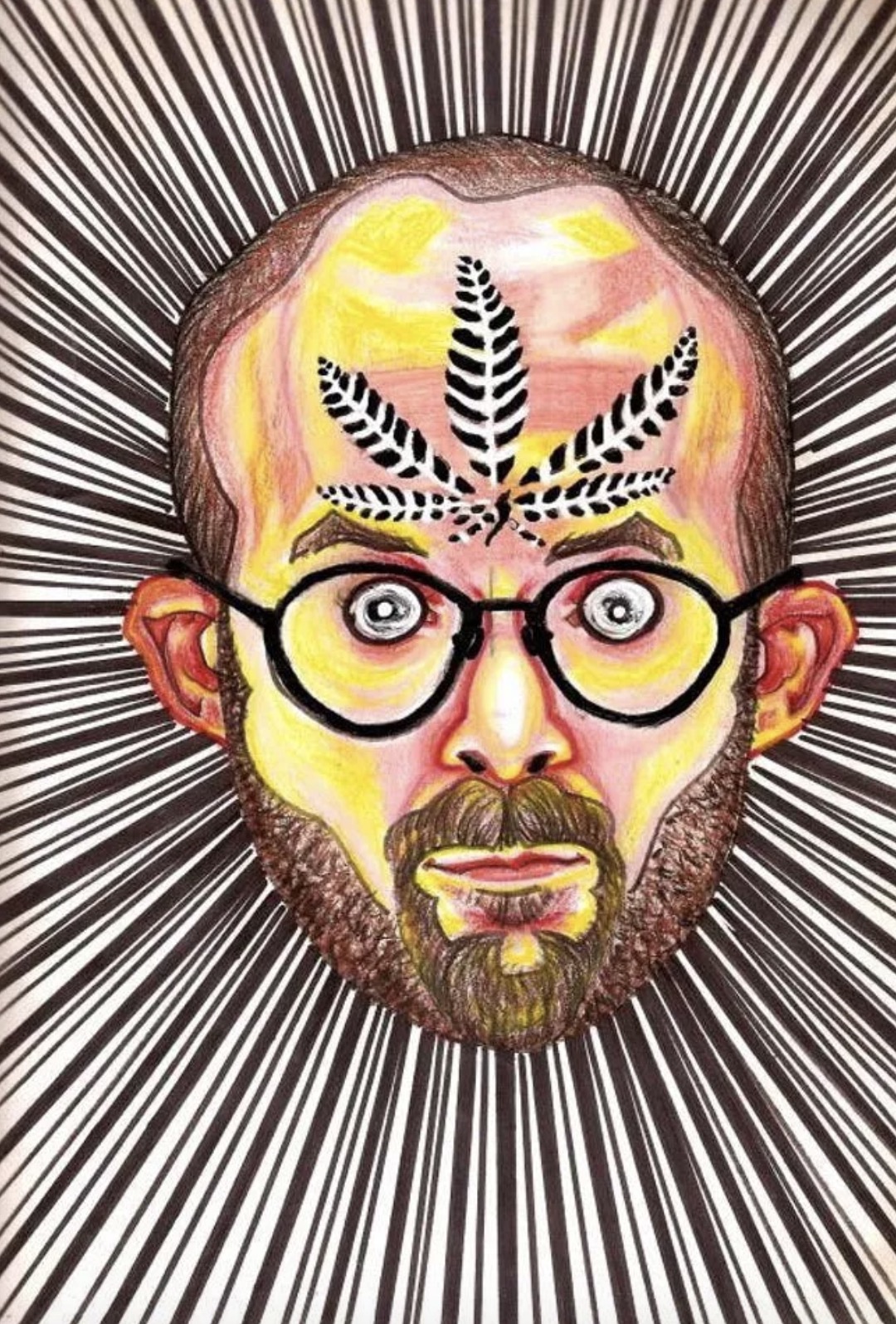 Artist Paints 30 Self-Portraits On 30 Different Drugs