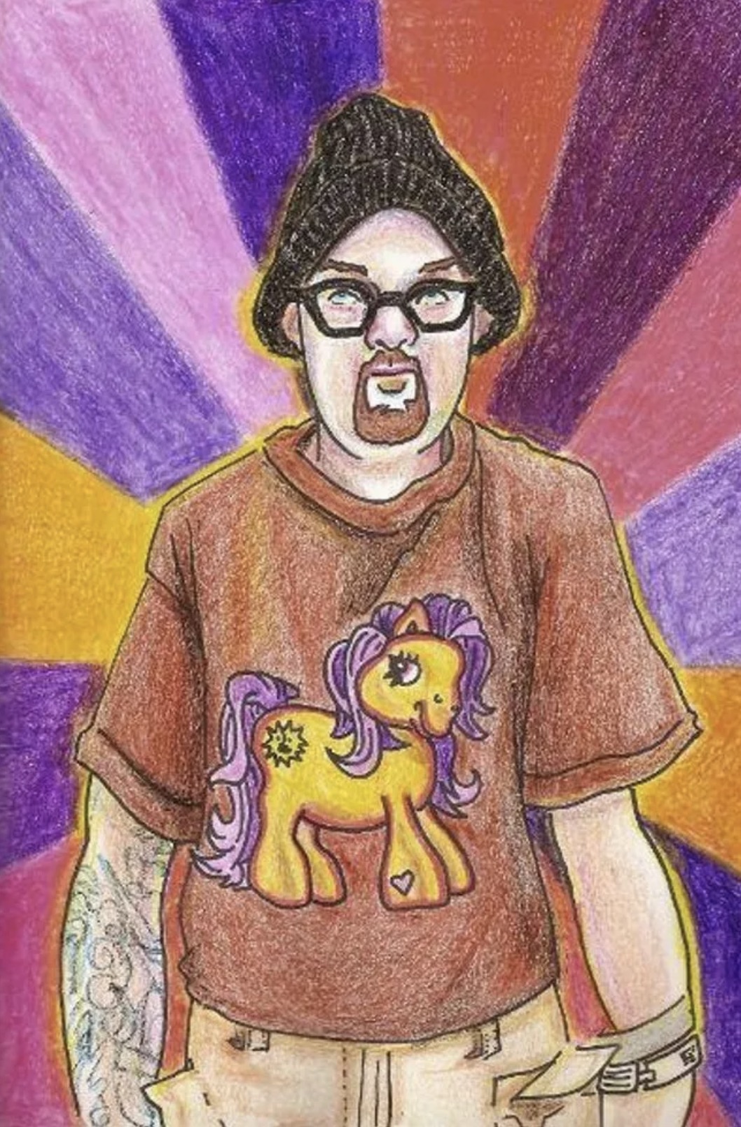 Artist Paints 30 Self-Portraits On 30 Different Drugs