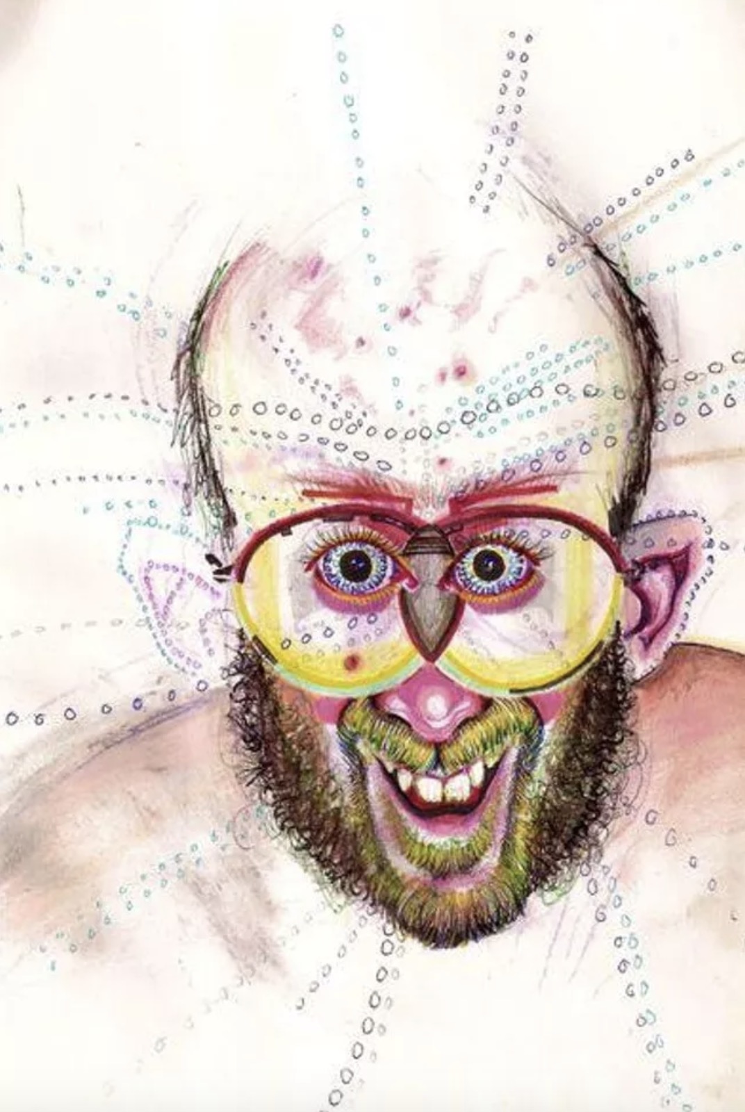 Artist Paints 30 Self-Portraits On 30 Different Drugs