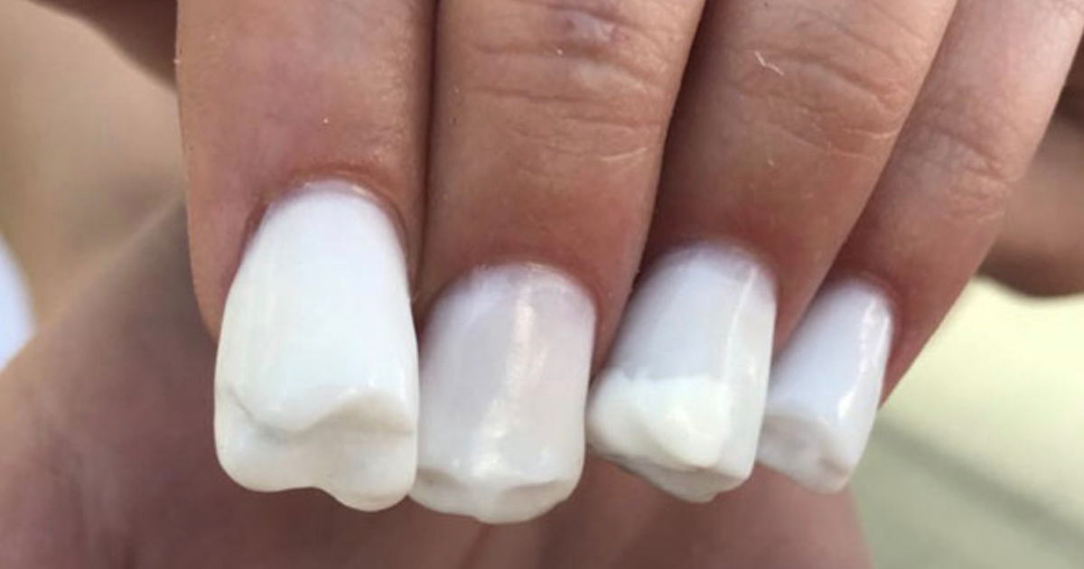 Russian "Teeth Nails" Will Turn Your Hand Into A Mouth