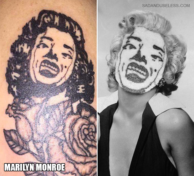 20 Hilariously Bad Face Tattoo Swaps That'll Make You Cringe