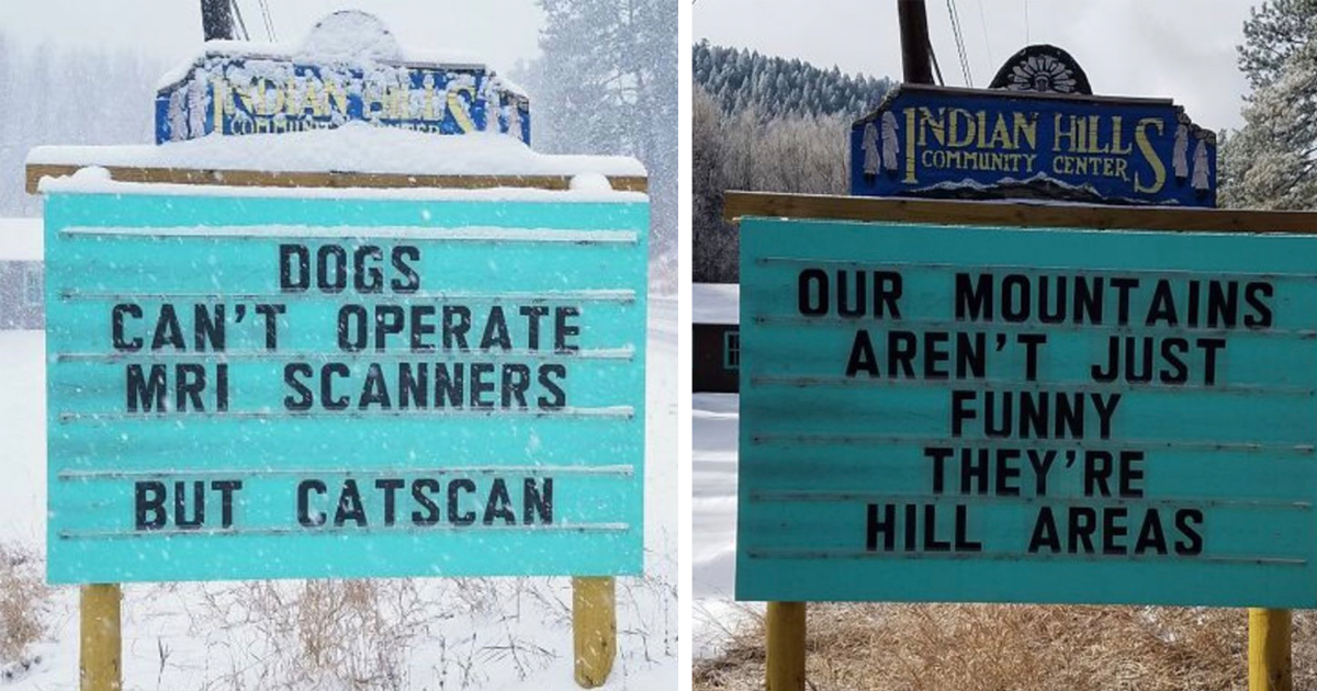 This Genius Will Make You Laugh With His Pun-Tastic Signs