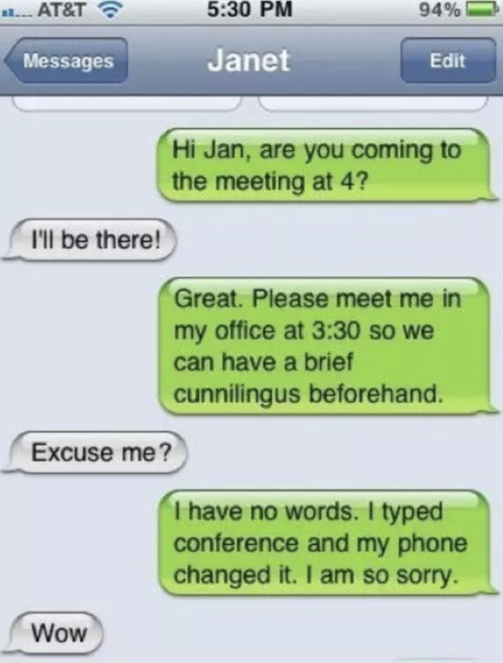 15 Screenshots of Autocorrect Fails