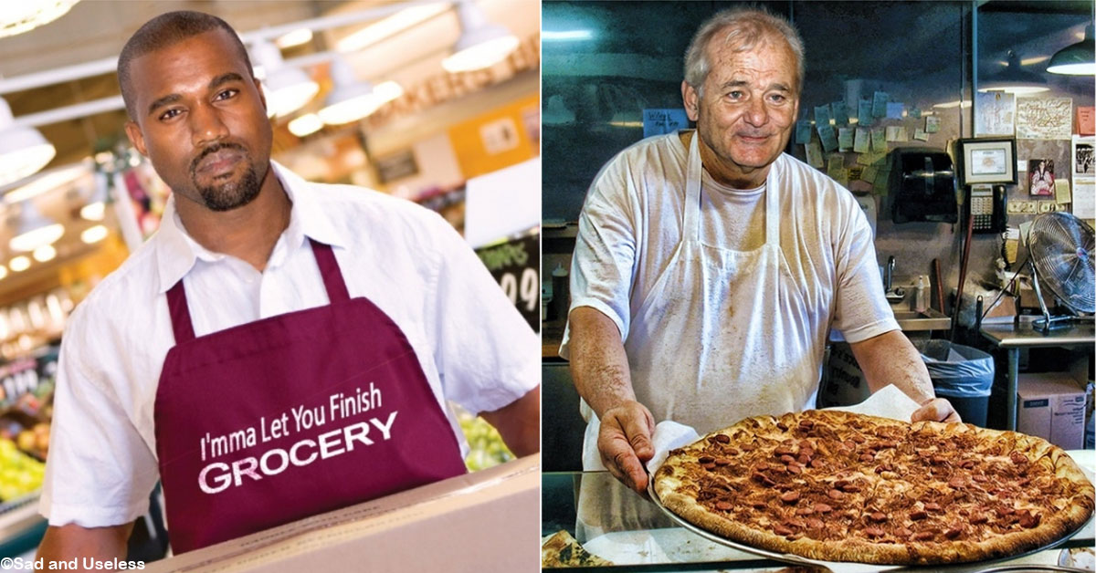 Hilarious Photos of Celebrities as Ordinary People