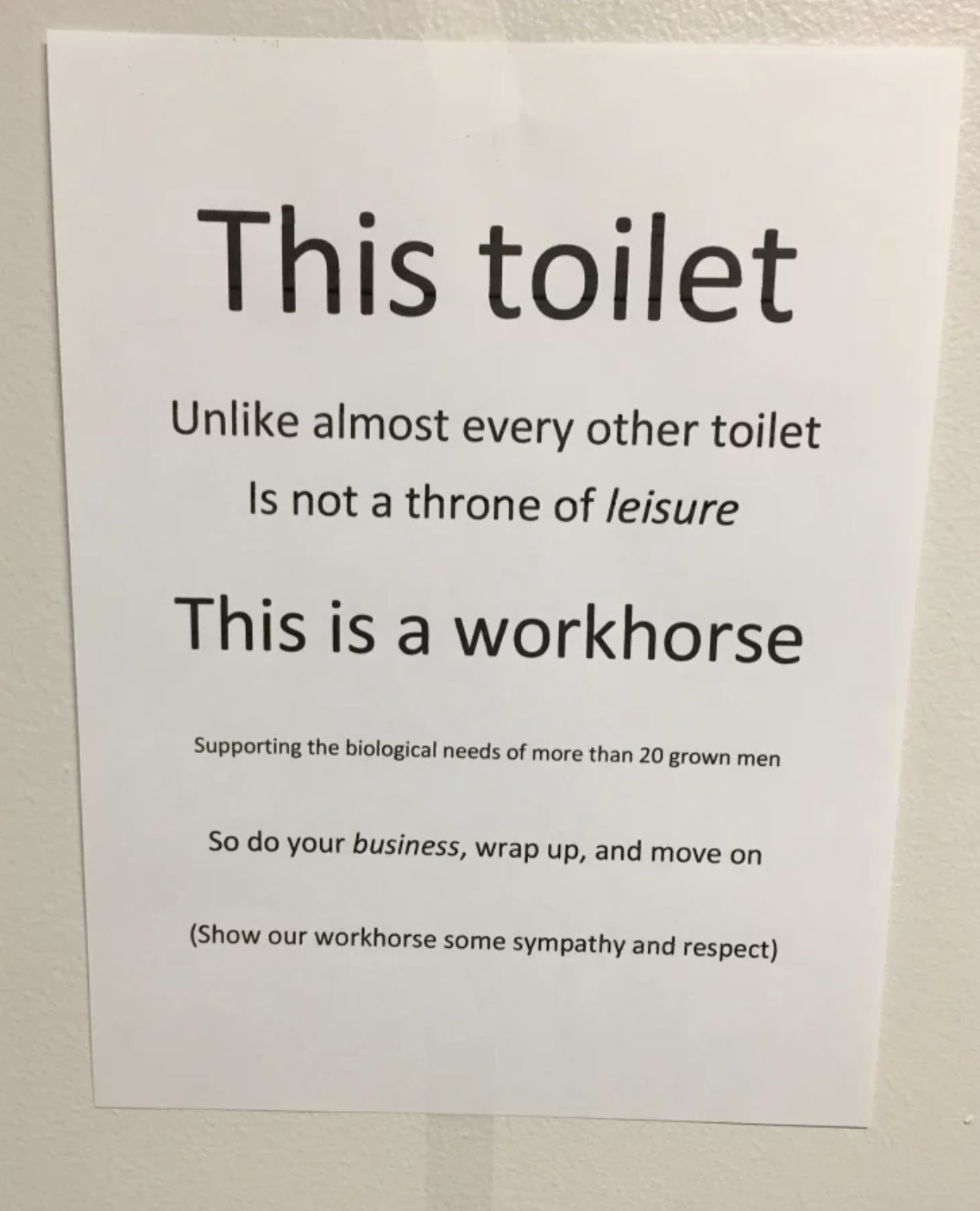 15 Bathroom Notes That Are Way Too Funny