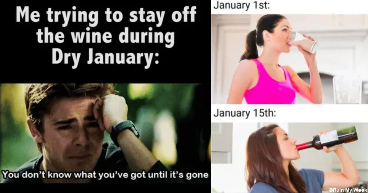 Here Are Some Funny Jokes for Everyone Who Tried to Have a 'Dry January'