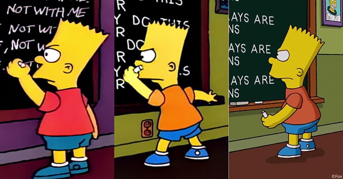 Here Are a Bunch of Photos of the Famous Chalkboard Joke From "The ...