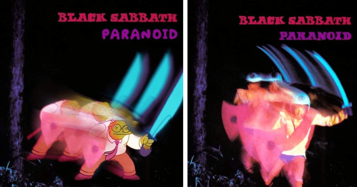 Hilarious Heavy Metal Album Covers Featuring Characters From 'The Simpsons'