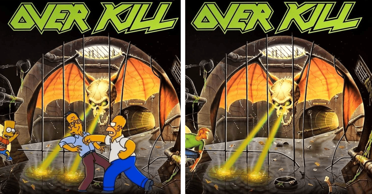 Enjoy These Heavy Metal Album Covers Recreated With Characters From ...