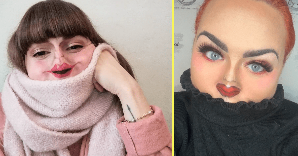 Tiny Face Makeup Is a Very Strange Social Media Trend