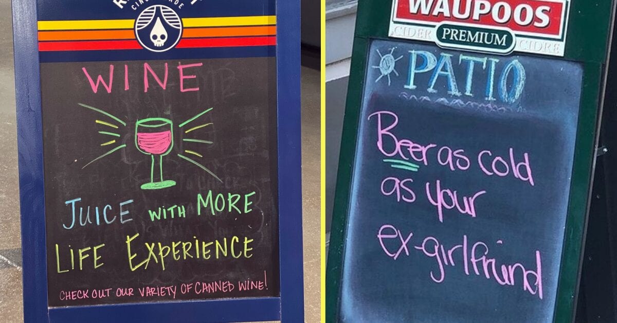 12 Funny Bar Signs That Might Lure You Inside for a Drink or Two